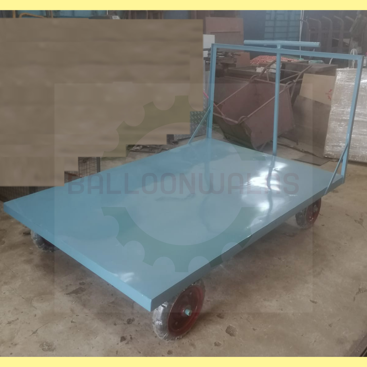 Buy Turn Table Trolley with 1 Ton (1000kg) Capacity 6 x 4 feet Platform ...